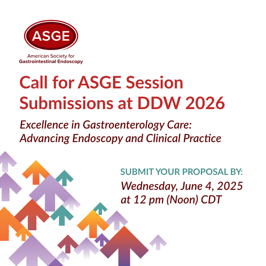 ASGE | Call for DDW Session Submissions